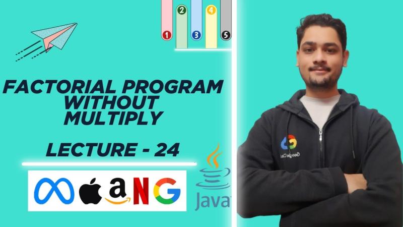 Lavish Sheth on LinkedIn: Program To Find Factorial Without Multiply ... Lavish Sheth on LinkedIn: Program To Find Factorial Without Multiply ...
