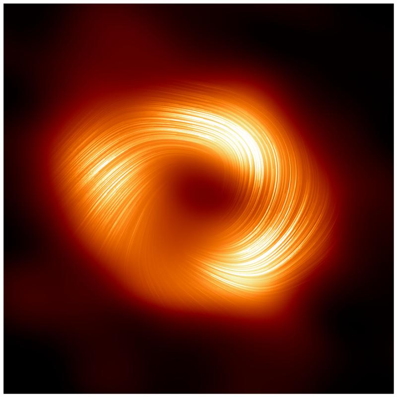 Astronomers Unveil Strong Magnetic Fields Spiraling at the Edge of ... Astronomers Unveil Strong Magnetic Fields Spiraling at the Edge of ...