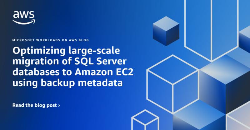 Optimizing large-scale migration of SQL Server databases to Amazon EC2 ... Optimizing large-scale migration of SQL Server databases to Amazon EC2 ...