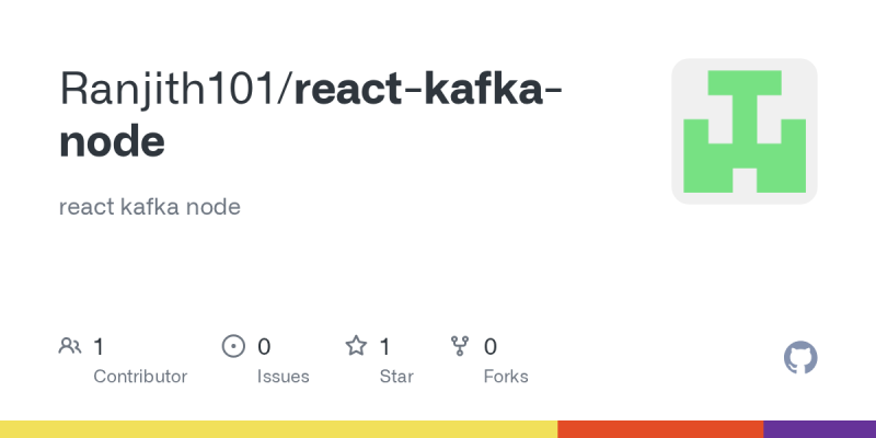 sample project of #kafka #react #nodejs | Ranjith Sundar sample project of #kafka #react #nodejs | Ranjith Sundar