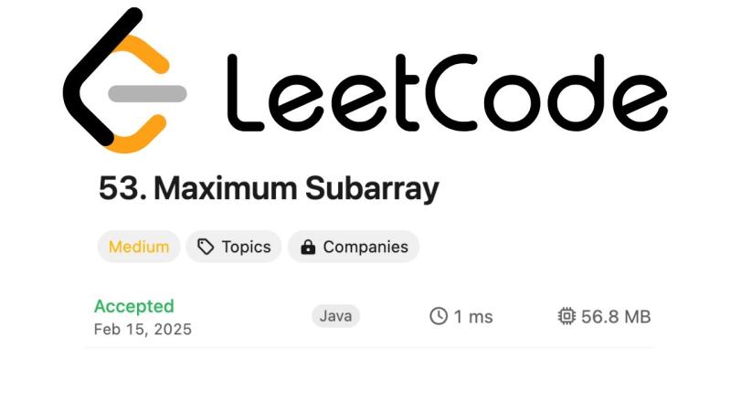 LeetCode 53: Maximum SubArray Solution Explained! | Caleb Bitiyong LeetCode 53: Maximum SubArray Solution Explained! | Caleb Bitiyong