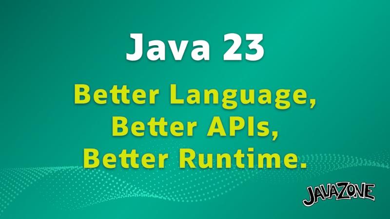 Emrah Hakan Agan on LinkedIn: Java 23 - Better Language, Better APIs ... Emrah Hakan Agan on LinkedIn: Java 23 - Better Language, Better APIs ...