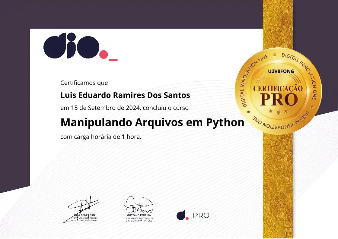Luis Ramires on LinkedIn: Manipulando Arquivos em Python Luis Ramires on LinkedIn: Manipulando Arquivos em Python