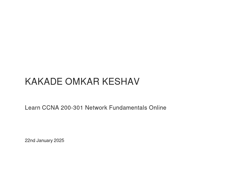 KAKADE OMKAR KESHAV has successfully completed the online course Learn ... KAKADE OMKAR KESHAV has successfully completed the online course Learn ...