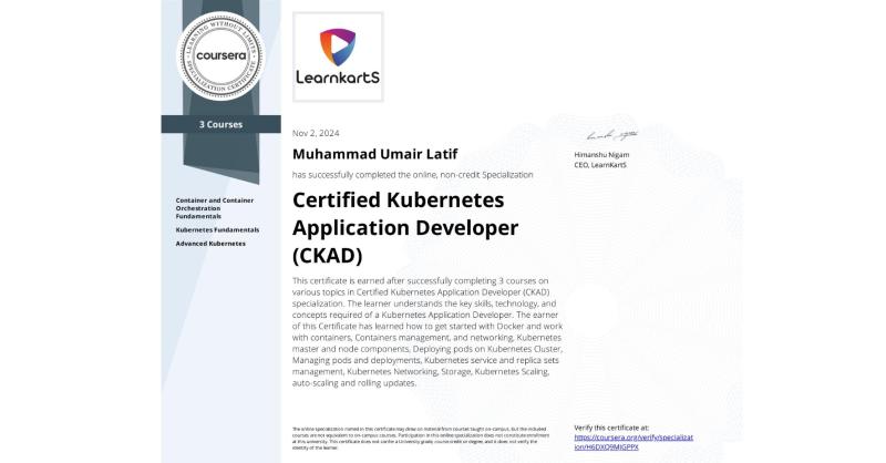 Umair _ latif on LinkedIn: Completion Certificate for Certified ... Umair _ latif on LinkedIn: Completion Certificate for Certified ...