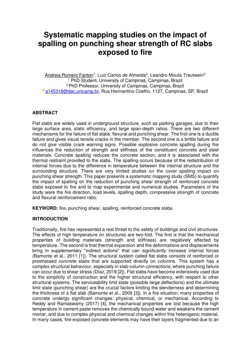 (PDF) Systematic mapping studies on the impact of spalling on punching ... (PDF) Systematic mapping studies on the impact of spalling on punching ...