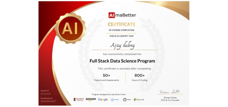 Ajay Dubey on LinkedIn: Full Stack Data Science Program | AlmaBetter ... Ajay Dubey on LinkedIn: Full Stack Data Science Program | AlmaBetter ...