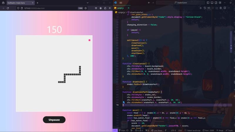 Merhaba arkadaşlar,🎮 JavaScript kullanarak kendi yılan oyunumu ... Merhaba arkadaşlar,🎮 JavaScript kullanarak kendi yılan oyunumu ...