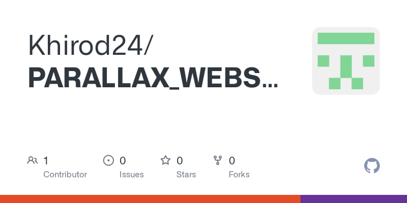 D Khirod Kumar on LinkedIn: GitHub - Khirod24/PARALLAX_WEBSITE D Khirod Kumar on LinkedIn: GitHub - Khirod24/PARALLAX_WEBSITE