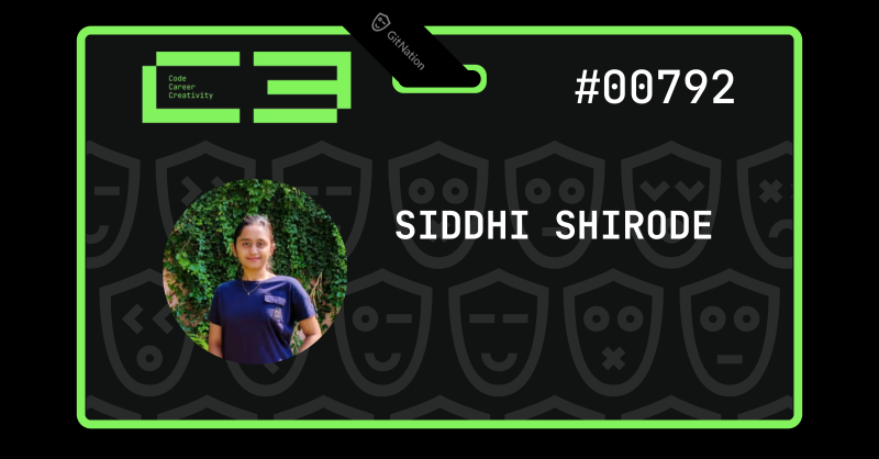 SIDDHI SHIRODE on LinkedIn: Register & win all-paid trip to C3 Dev ... SIDDHI SHIRODE on LinkedIn: Register & win all-paid trip to C3 Dev ...
