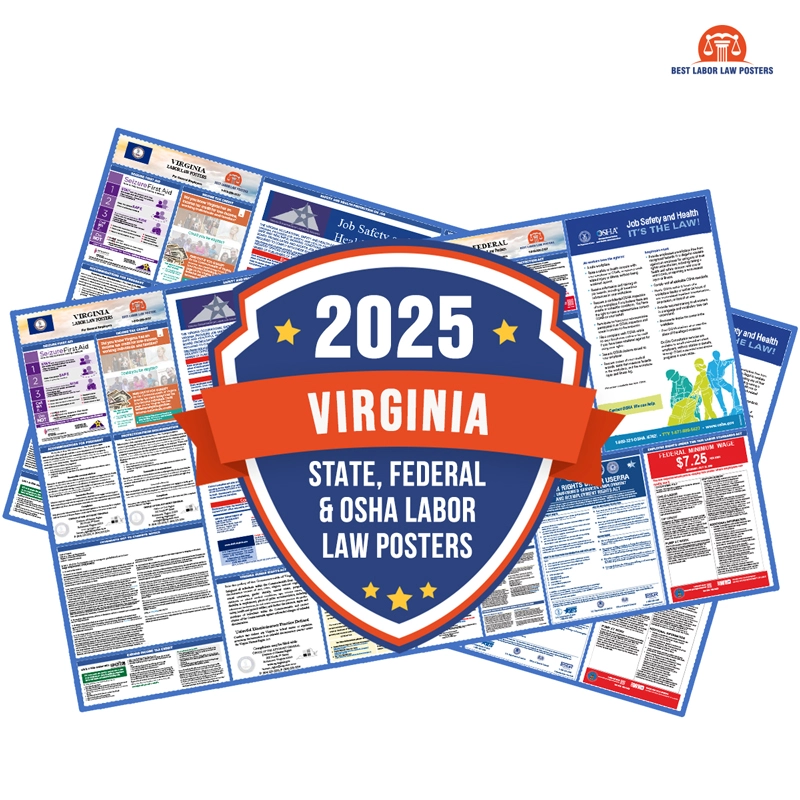 2025 Virginia State & Federal Labor Law Poster | Best Labor Law Posters 2025 Virginia State & Federal Labor Law Poster | Best Labor Law Posters