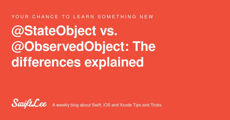 Tassio Marques on LinkedIn: @StateObject vs. @ObservedObject: The ... Tassio Marques on LinkedIn: @StateObject vs. @ObservedObject: The ...
