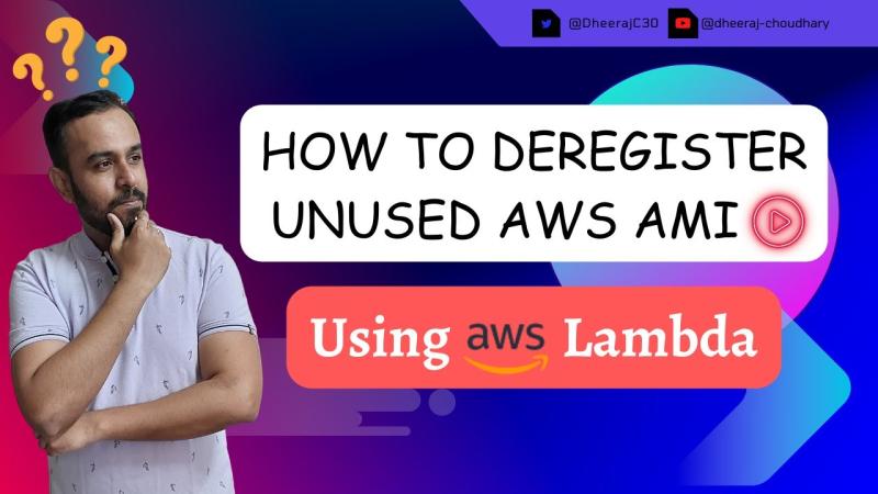 Deregister Unused AWS AMI On Weekly Basis with AWS Lambda & EventBridge ... Deregister Unused AWS AMI On Weekly Basis with AWS Lambda & EventBridge ...