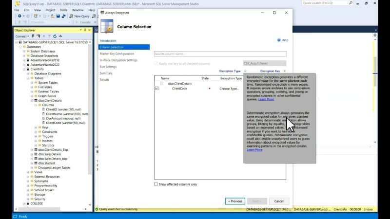 SQLServer Log on LinkedIn: How To Encrypt a Column in SQL Server ... SQLServer Log on LinkedIn: How To Encrypt a Column in SQL Server ...