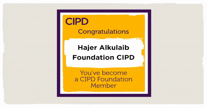 Hajer Alkulaib .CIPD Level 3 on LinkedIn: Congratulations Hajer ... Hajer Alkulaib .CIPD Level 3 on LinkedIn: Congratulations Hajer ...