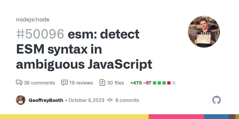 Tushar Sharma on LinkedIn: esm: detect ESM syntax in ambiguous ... Tushar Sharma on LinkedIn: esm: detect ESM syntax in ambiguous ...