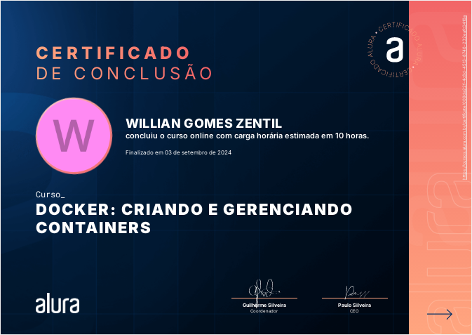 willian zentil on LinkedIn: willian gomes zentil - Curso Docker ... willian zentil on LinkedIn: willian gomes zentil - Curso Docker ...