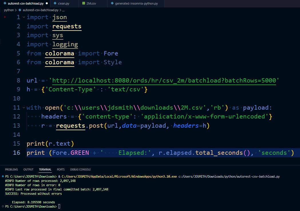 Jeff Smith on LinkedIn: cURL vs Python: loading data from a file via ... Jeff Smith on LinkedIn: cURL vs Python: loading data from a file via ...