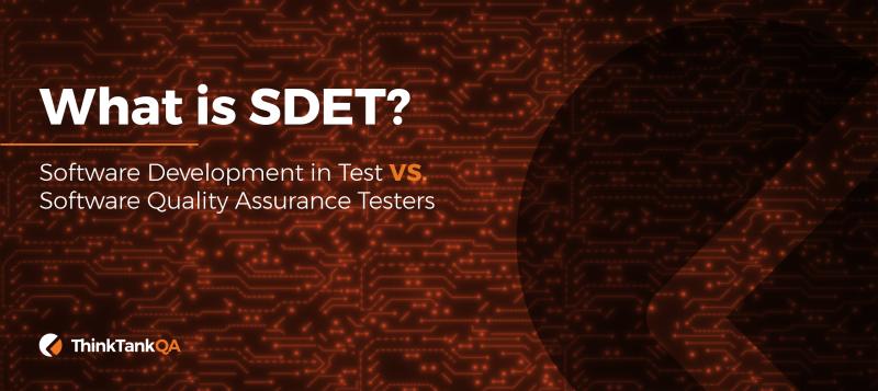 Think Tank QA, LLC. on LinkedIn: What is SDET? Differences Between ... Think Tank QA, LLC. on LinkedIn: What is SDET? Differences Between ...