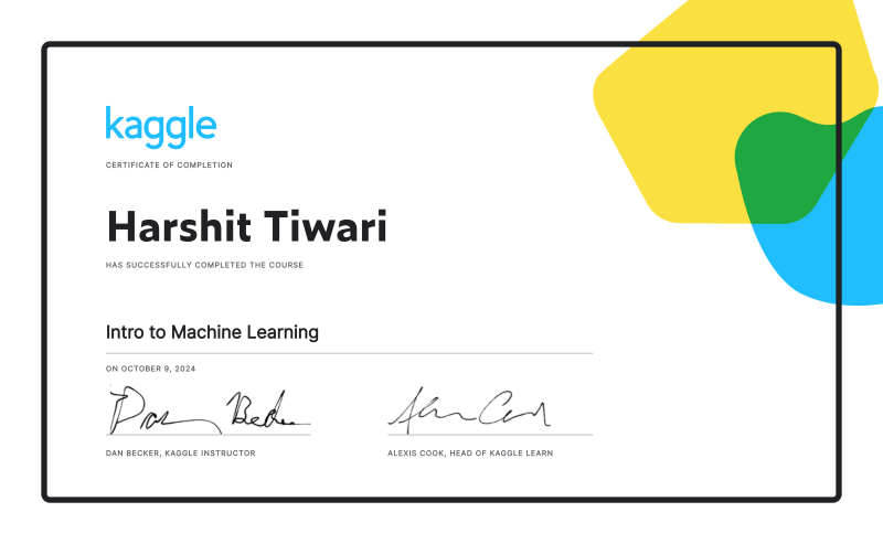 Harshit Tiwari on LinkedIn: Harshit Tiwari completed the Intro to ... Harshit Tiwari on LinkedIn: Harshit Tiwari completed the Intro to ...