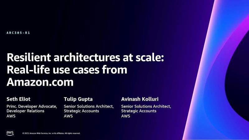 Piotr Sykulski on LinkedIn: AWS re:Invent 2023 - Resilient ... Piotr Sykulski on LinkedIn: AWS re:Invent 2023 - Resilient ...