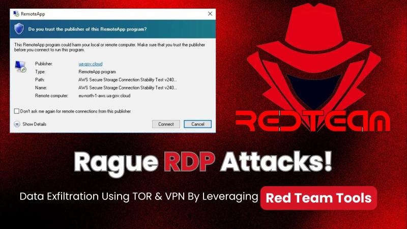 Hackers Leverage Red Team Tools in RDP Attacks Via TOR & VPN for Data ... Hackers Leverage Red Team Tools in RDP Attacks Via TOR & VPN for Data ...