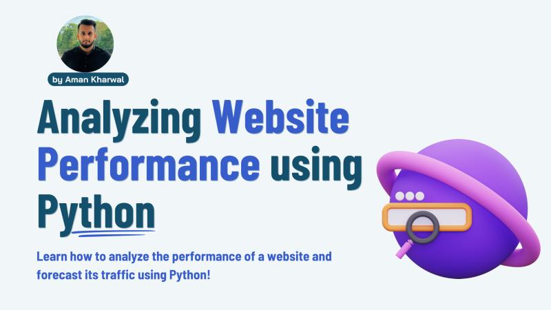 Website Performance Analysis using Python | Aman Kharwal | Aman Kharwal Website Performance Analysis using Python | Aman Kharwal | Aman Kharwal