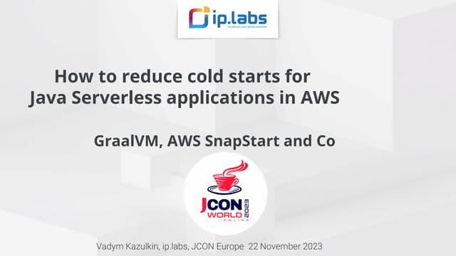 Johannes Dalenbäck on LinkedIn: How to reduce cold starts for Java ... Johannes Dalenbäck on LinkedIn: How to reduce cold starts for Java ...