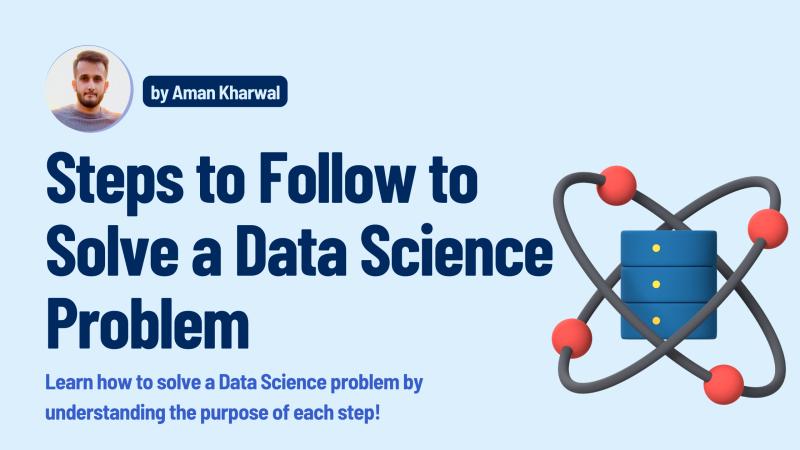 Aman Kharwal on LinkedIn: Steps to Solve a Data Science Problem | Aman ... Aman Kharwal on LinkedIn: Steps to Solve a Data Science Problem | Aman ...