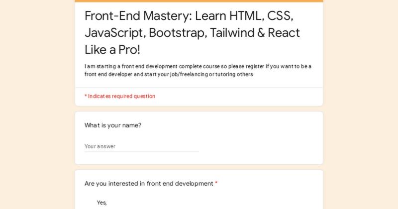 Muhammad Ibrahim on LinkedIn: Front-End Mastery: Learn HTML, CSS ... Muhammad Ibrahim on LinkedIn: Front-End Mastery: Learn HTML, CSS ...