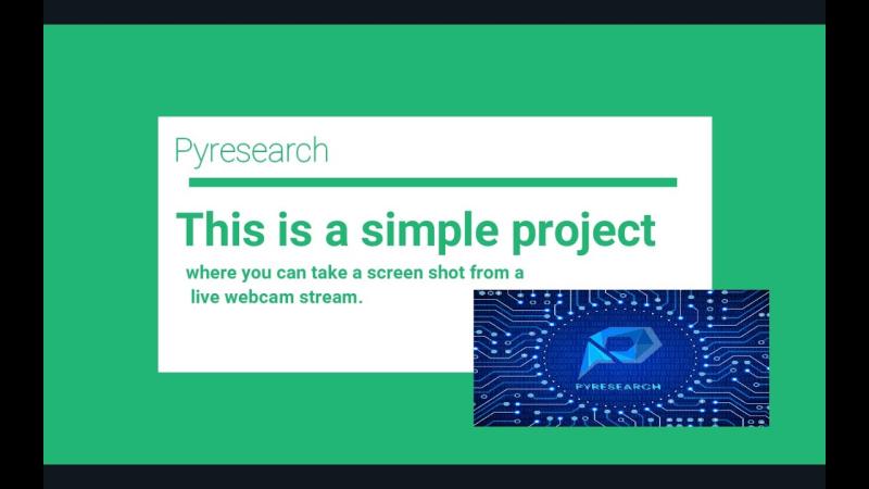 Pyresearch on LinkedIn: Python OpenCV Tutorial: Capture Images from Webcam Pyresearch on LinkedIn: Python OpenCV Tutorial: Capture Images from Webcam