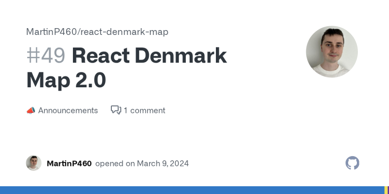 George Nonis on LinkedIn: React Denmark Map 2.0 · MartinP460 react ... George Nonis on LinkedIn: React Denmark Map 2.0 · MartinP460 react ...