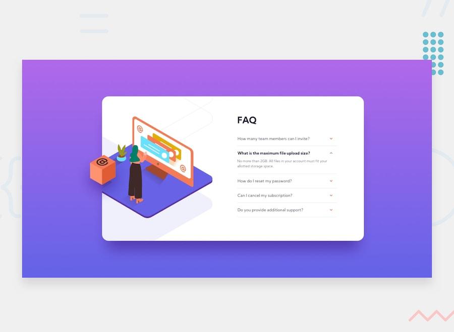 Alexis Calixto on LinkedIn: Frontend Mentor | FAQ accordion card coding ... Alexis Calixto on LinkedIn: Frontend Mentor | FAQ accordion card coding ...