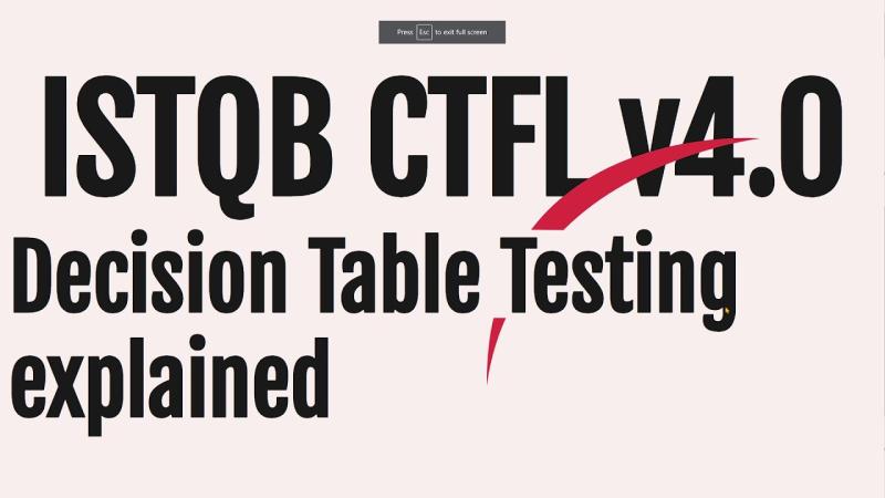 Mark Shrike on LinkedIn: ISTQB v4.0 Decision Table Testing explanation ... Mark Shrike on LinkedIn: ISTQB v4.0 Decision Table Testing explanation ...