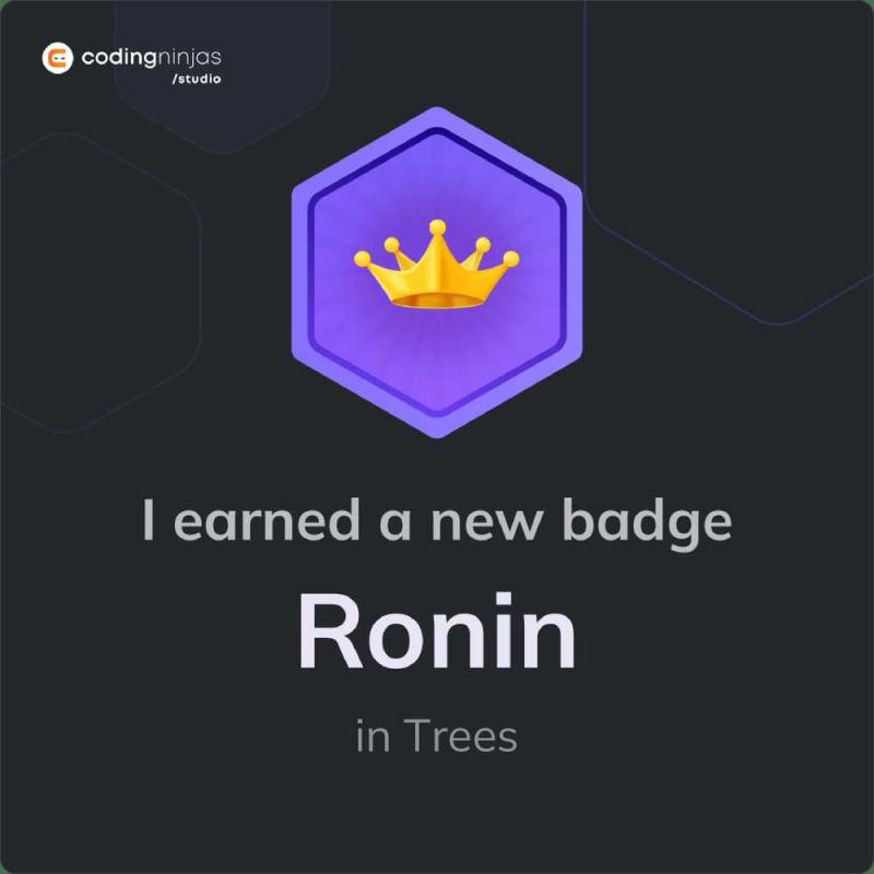 Madhav Kumar jha on LinkedIn: 🏆 SkillBadge Unlocked! | Coding Ninjas Studio Madhav Kumar jha on LinkedIn: 🏆 SkillBadge Unlocked! | Coding Ninjas Studio