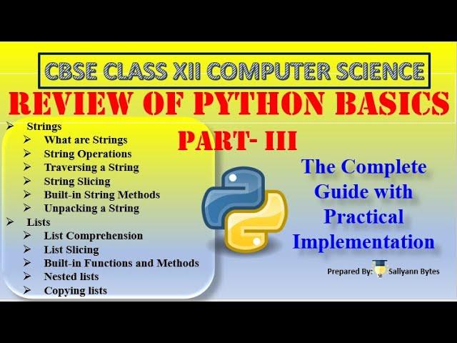 Shiny Jeyabalan on LinkedIn: Review of Python Basics (Part 3) | Strings ... Shiny Jeyabalan on LinkedIn: Review of Python Basics (Part 3) | Strings ...