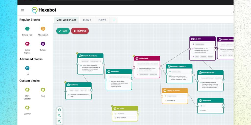 Hexastack on LinkedIn: Hexabot - No-Code Open Source AI Chatbot/Agent ... Hexastack on LinkedIn: Hexabot - No-Code Open Source AI Chatbot/Agent ...