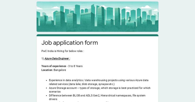 PRANAY DHOPTE on LinkedIn: Job application form PRANAY DHOPTE on LinkedIn: Job application form