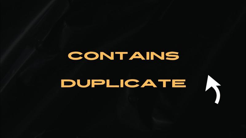 Bokhodir Urinboev on LinkedIn: Contains Duplicate - Cracking Leetcode Bokhodir Urinboev on LinkedIn: Contains Duplicate - Cracking Leetcode