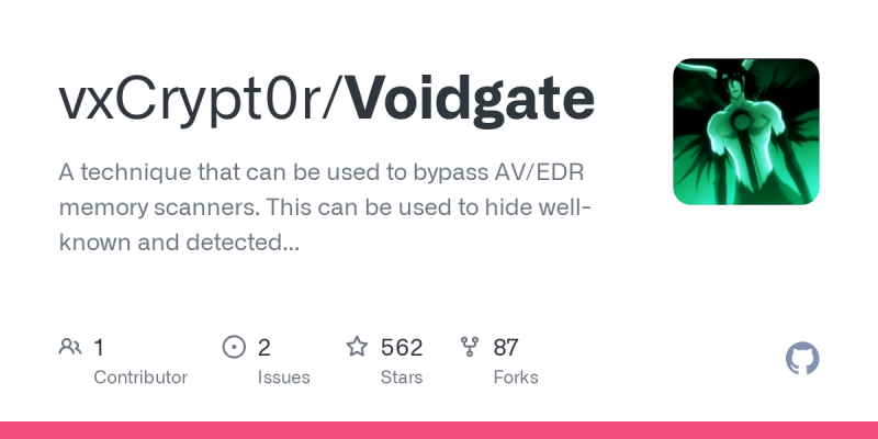 Sohail Saha on LinkedIn: GitHub - vxCrypt0r/Voidgate: A technique that ... Sohail Saha on LinkedIn: GitHub - vxCrypt0r/Voidgate: A technique that ...