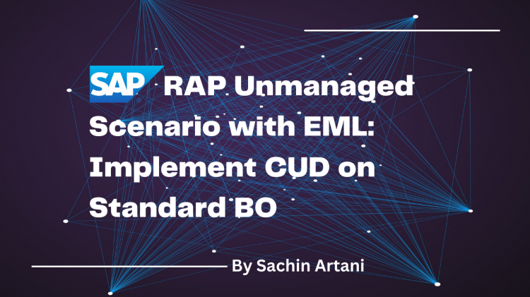 Sachin Artani on LinkedIn: SAP RAP Unmanaged Scenario with EML ... Sachin Artani on LinkedIn: SAP RAP Unmanaged Scenario with EML ...