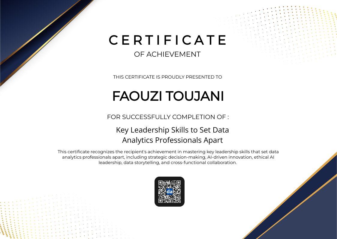 FAOUZI TOUJANI on LinkedIn: The Data Analytics Academy FAOUZI TOUJANI on LinkedIn: The Data Analytics Academy