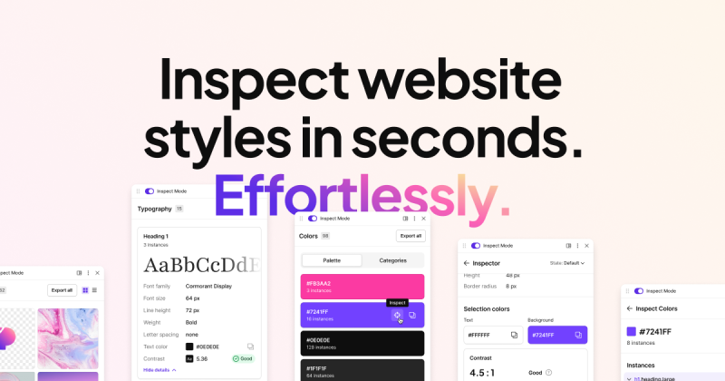 CSS Peeper – Inspect website styles in seconds. | Kamil Wisniewski CSS Peeper – Inspect website styles in seconds. | Kamil Wisniewski