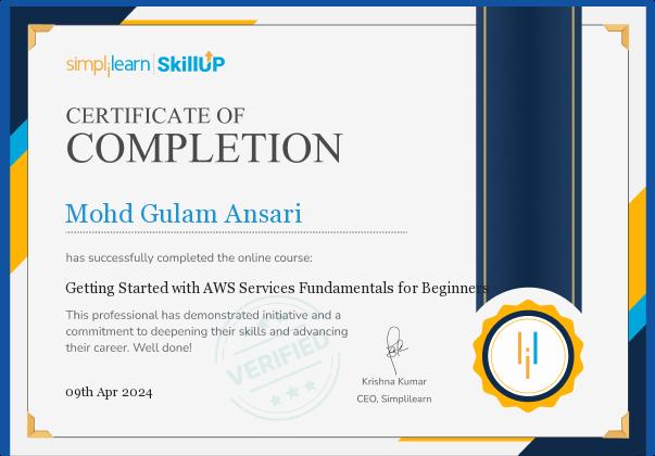 Mohd Gulam Ansari on LinkedIn: Mohd Gulam Ansari has successfully ... Mohd Gulam Ansari on LinkedIn: Mohd Gulam Ansari has successfully ...