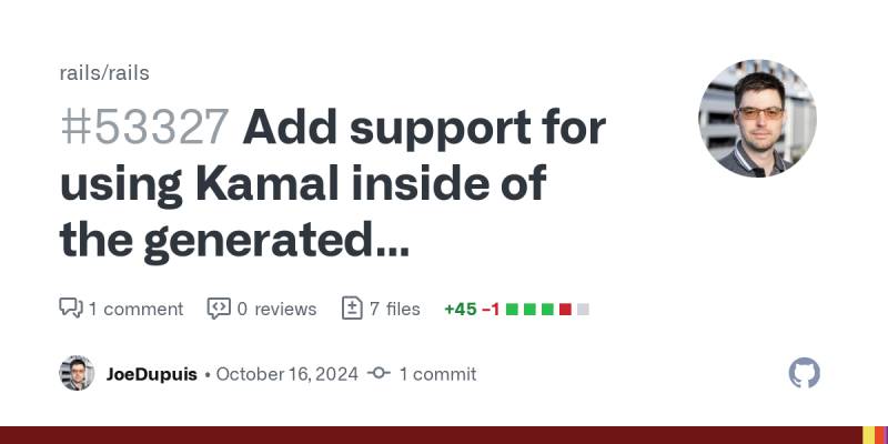 Himanshu Kale on LinkedIn: Add support for using Kamal inside of the ... Himanshu Kale on LinkedIn: Add support for using Kamal inside of the ...