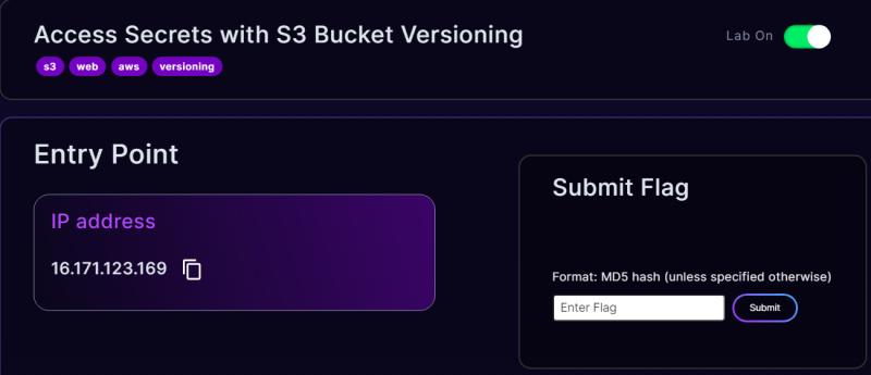 Ayush Pathak on LinkedIn: Pwned Labs - Access Secrets with S3 Bucket ... Ayush Pathak on LinkedIn: Pwned Labs - Access Secrets with S3 Bucket ...