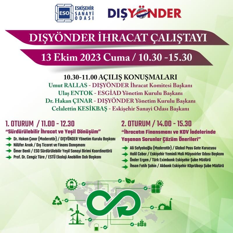 İhracat ve Lojistik Dünyası LinkedIn‘de: ESKİŞEHİR SANAYİ ODASI ... İhracat ve Lojistik Dünyası LinkedIn‘de: ESKİŞEHİR SANAYİ ODASI ...