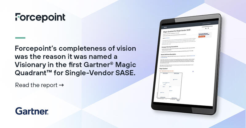 Nicolas ROSSE on LinkedIn: Forcepoint recognized by Gartner® as a ... Nicolas ROSSE on LinkedIn: Forcepoint recognized by Gartner® as a ...
