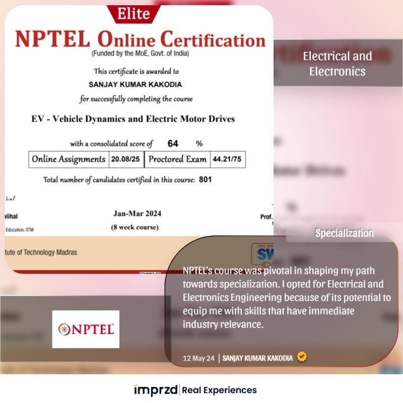 Sanjay Kakodia (Student MIEEE) on LinkedIn: NPTEL Sanjay Kakodia (Student MIEEE) on LinkedIn: NPTEL
