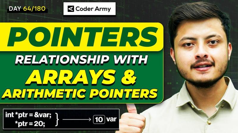 Lecture 46: Pointers Relationship with array || Arithmetic Pointers ... Lecture 46: Pointers Relationship with array || Arithmetic Pointers ...